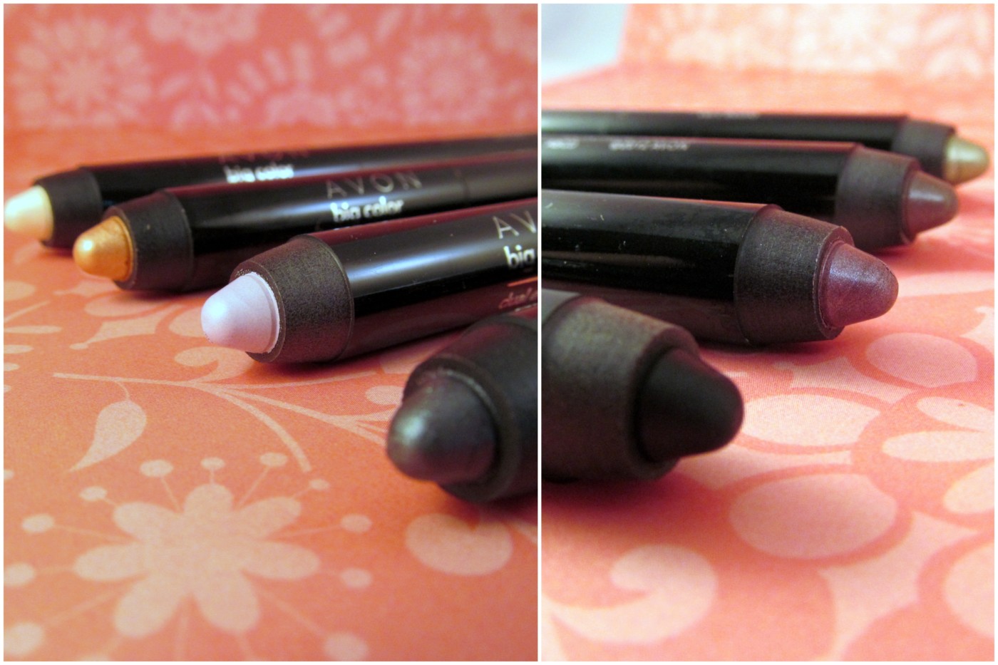 Avon Big Color Dual-Ended Eye Pencils - Liner and Glitter and Gloss, Oh My!