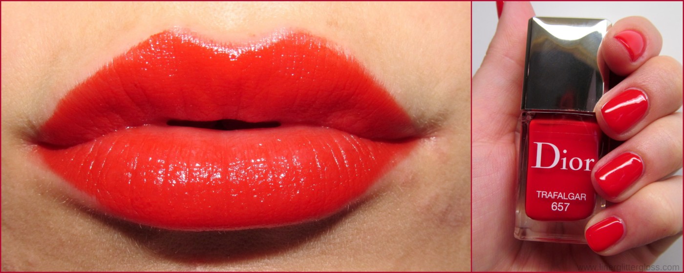 Rouge Dior Lipstick & Dior Vernis (Swatches)