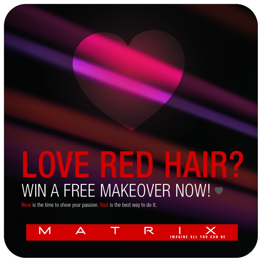Matrix Introduces High Intensity Reds + WIN A Red Hair Makeover