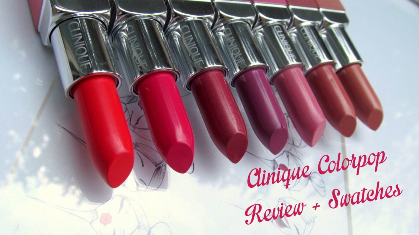 Clinique Pop Lip Colour + Primer Review and Swatches