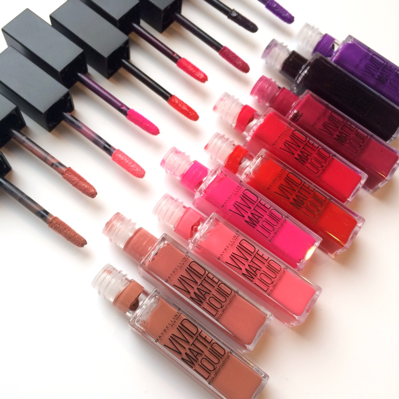 Maybelline Vivid Matte Liquid Review + Swatches