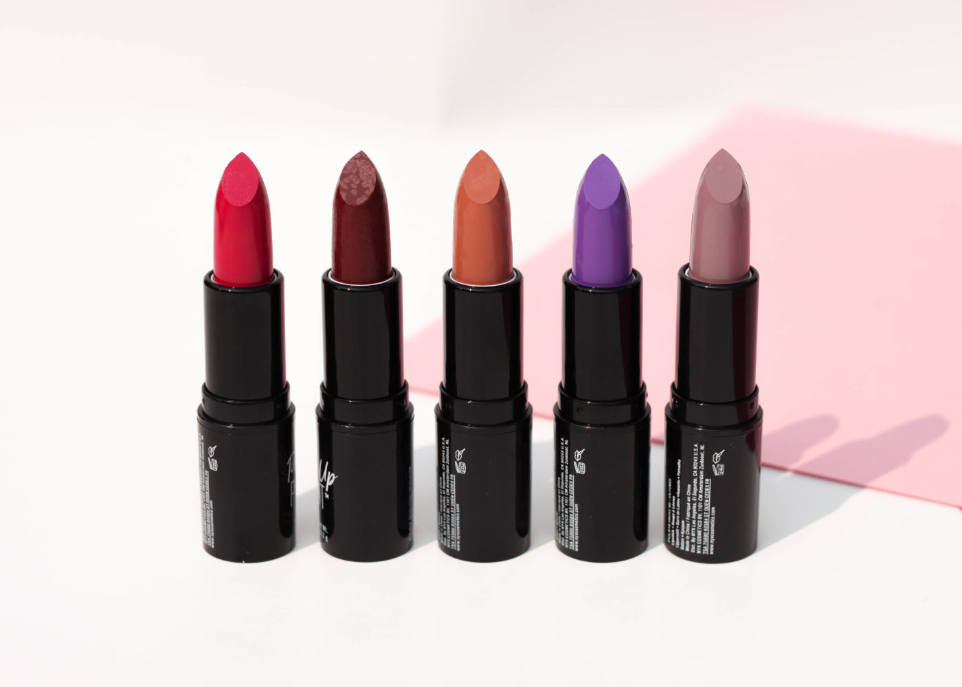 NYX Pin-Up Pout Lipstick Swatches and Review